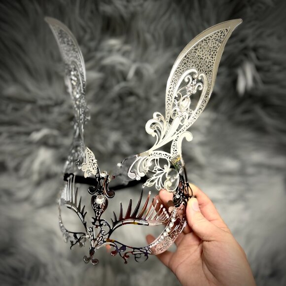Masque Party | Accessories | Bunny Masquerade Mask Venetian Laser Cut ...